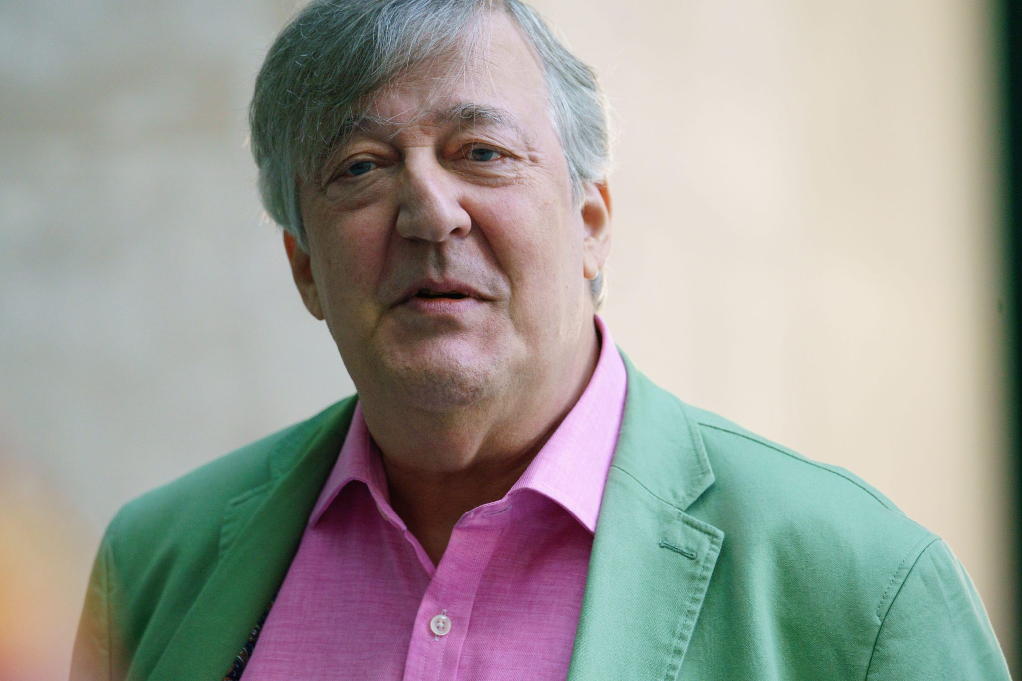 Stephen Fry, 67, Explains Why He's Never Seen With Husband