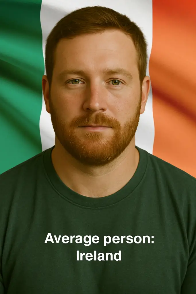 AI Creates What An 'Average Man' From Each Country Looks Like