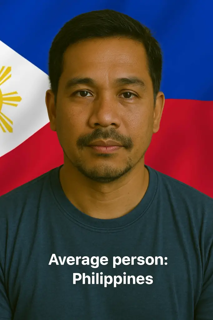 AI Creates What An 'Average Man' From Each Country Looks Like