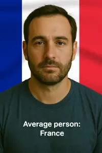 AI Creates What An 'Average Man' From Each Country Looks Like