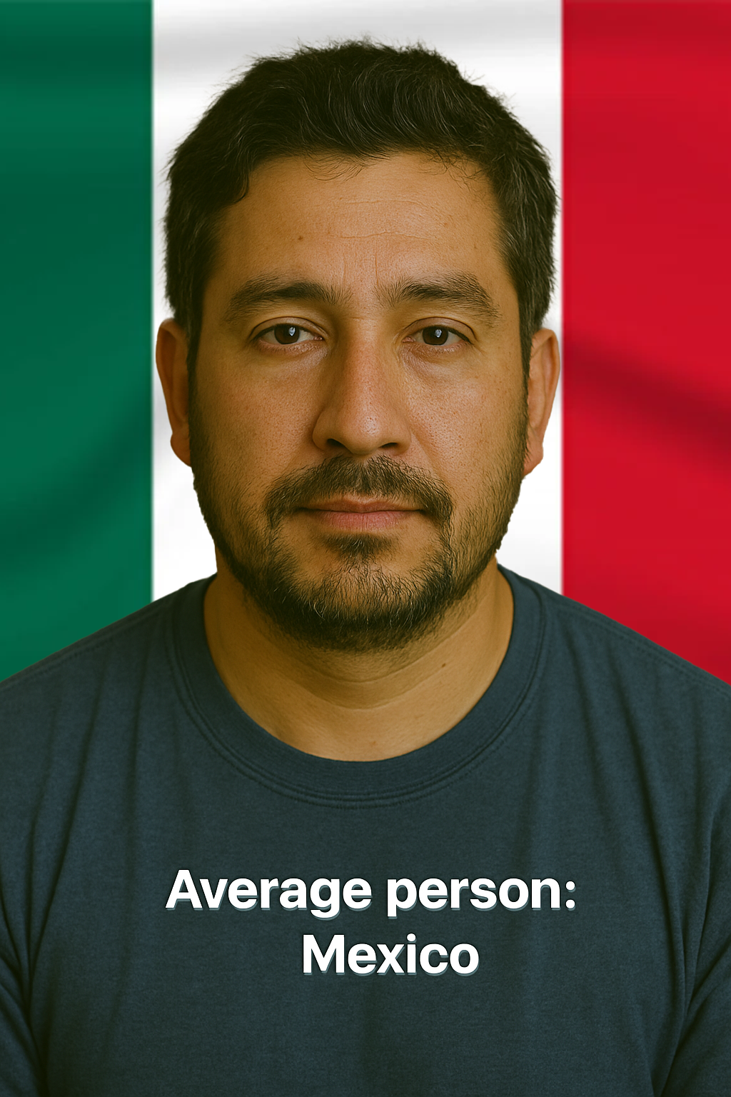 AI Creates What An 'Average Man' From Each Country Looks Like
